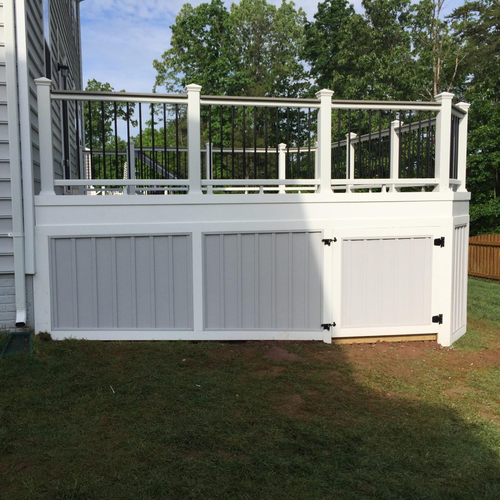 Composite Deck Skirting | http://loudoundeckandfence.com