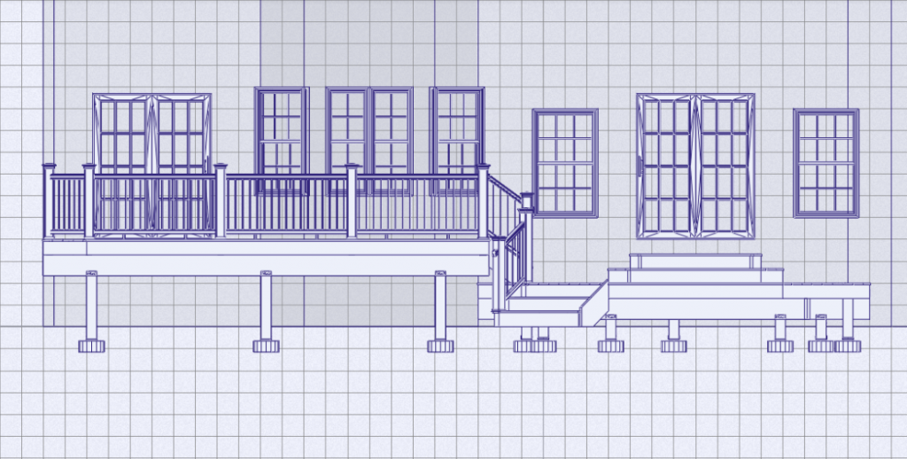 Front View Plan | http://loudoundeckandfence.com