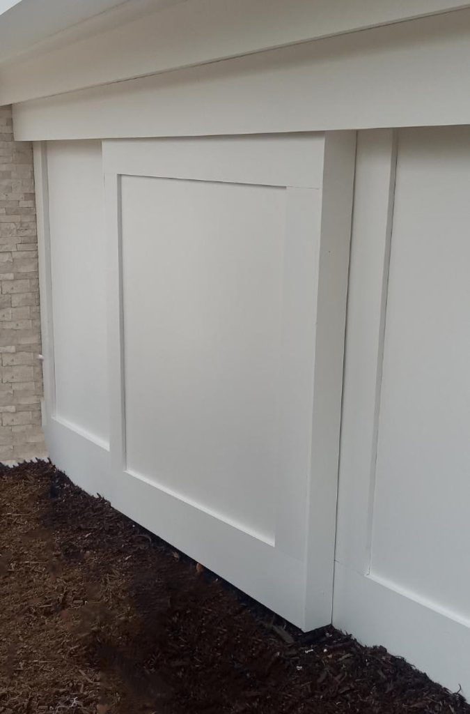 Solid PVC Skirting | http://loudoundeckandfence.com